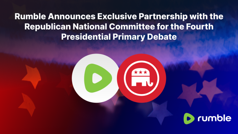 Rumble Will Be Exclusive RNC Livestream Provider for Fourth GOP Debate ...