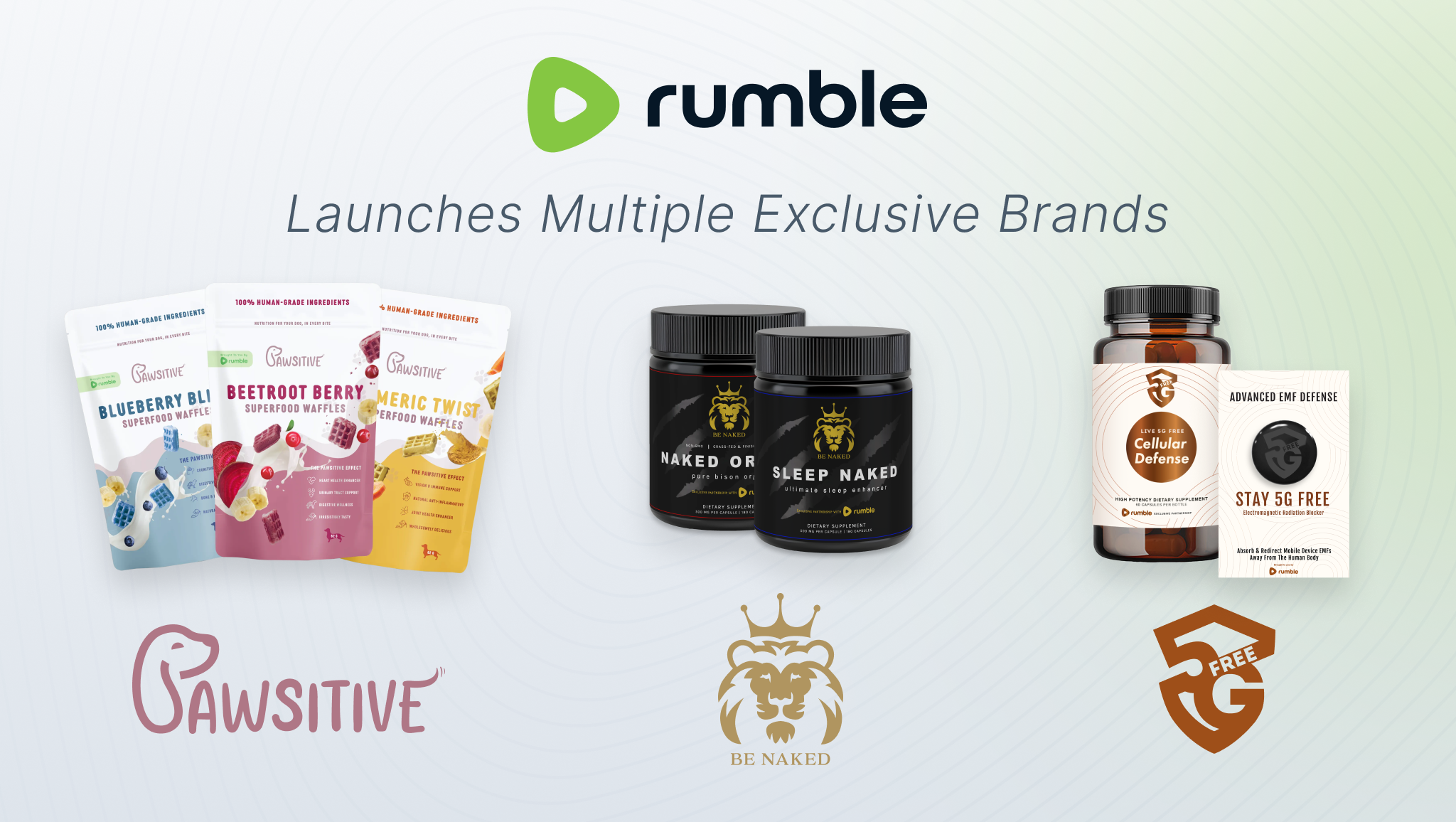 Rumble Announces Multiple Exclusive Brands | Rumble