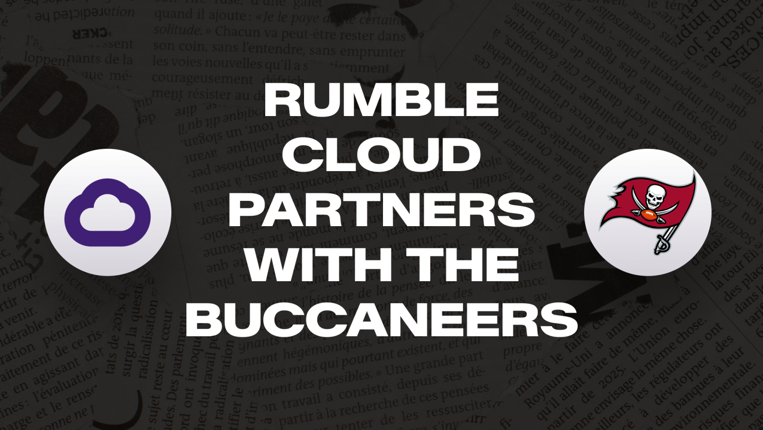 Buccaneers Partner With Rumble Cloud | Rumble